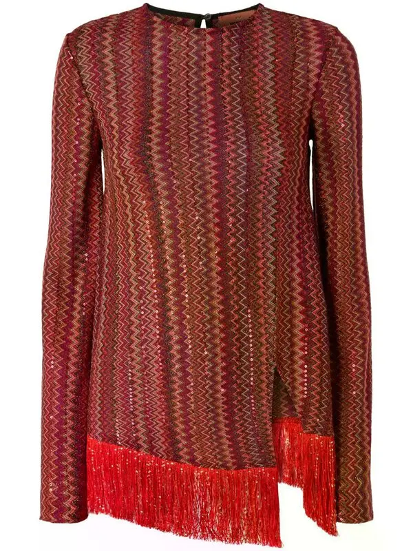 Missoni Zigzag Blouse - Red