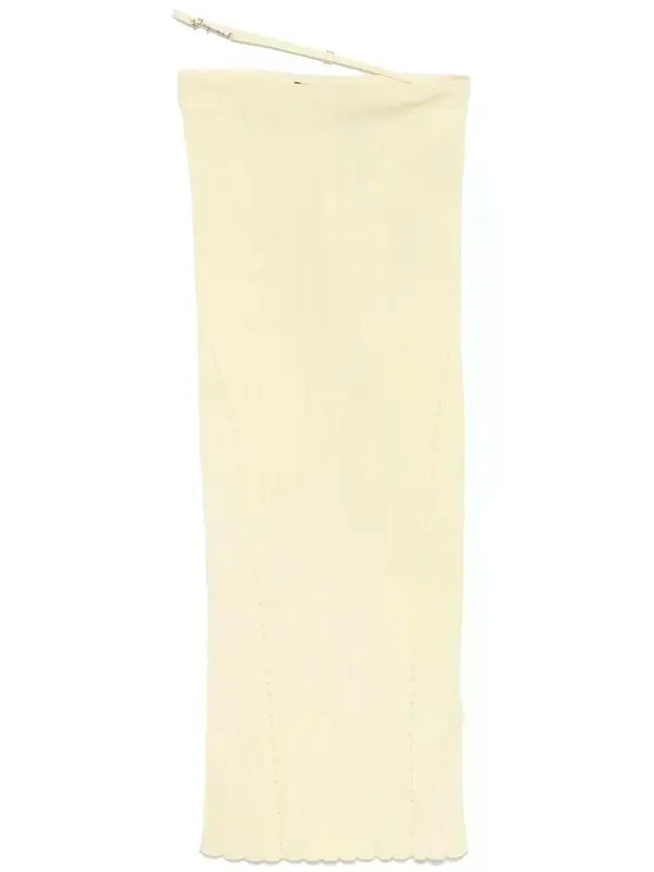 Jacquemus La Jupe Pralù Midi Skirt - Yellow
