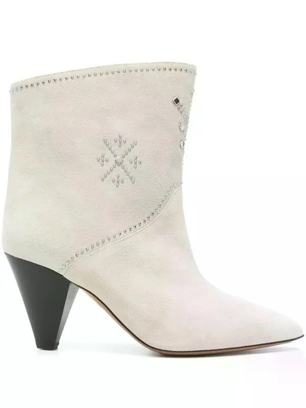 Isabel Marant 75mm Loline Boots - Neutrals
