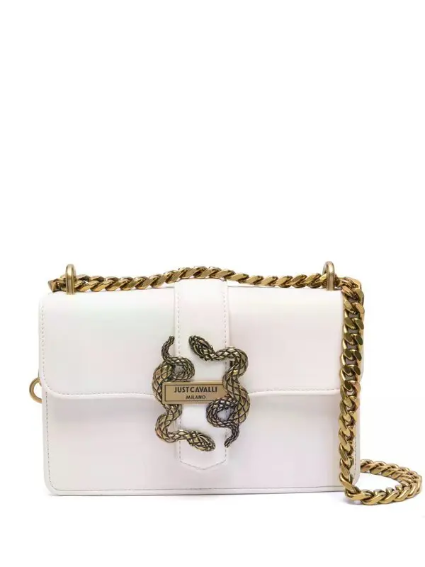 Just Cavalli Iconic Snakes Shoulder Bag