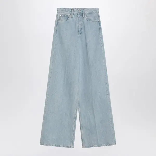 Calvin Klein Wide Leg Denim Jeans - Light Blue