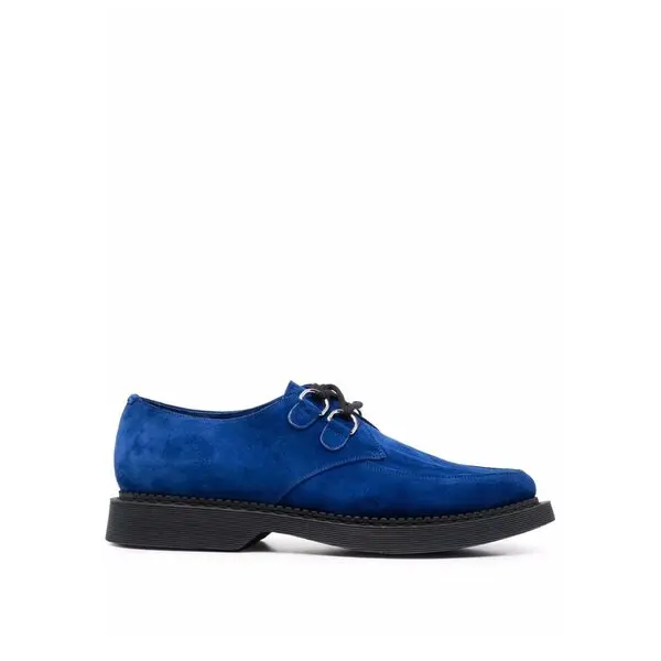Saint Laurent Teddy Suede Derbies - Blue