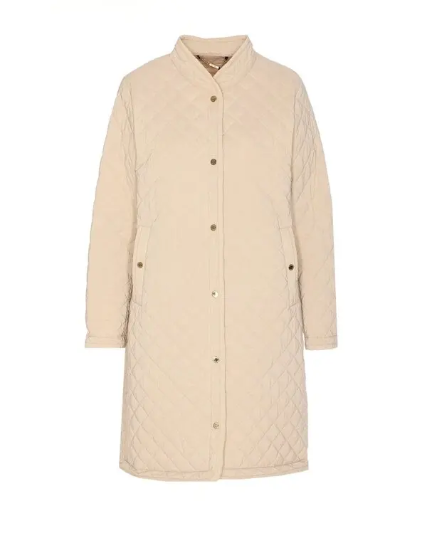 MOORER Jacket With Frontal Zip Closure - Beige