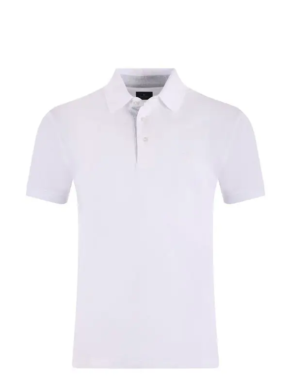 Etro Cotton Pique Polo Shirt - White