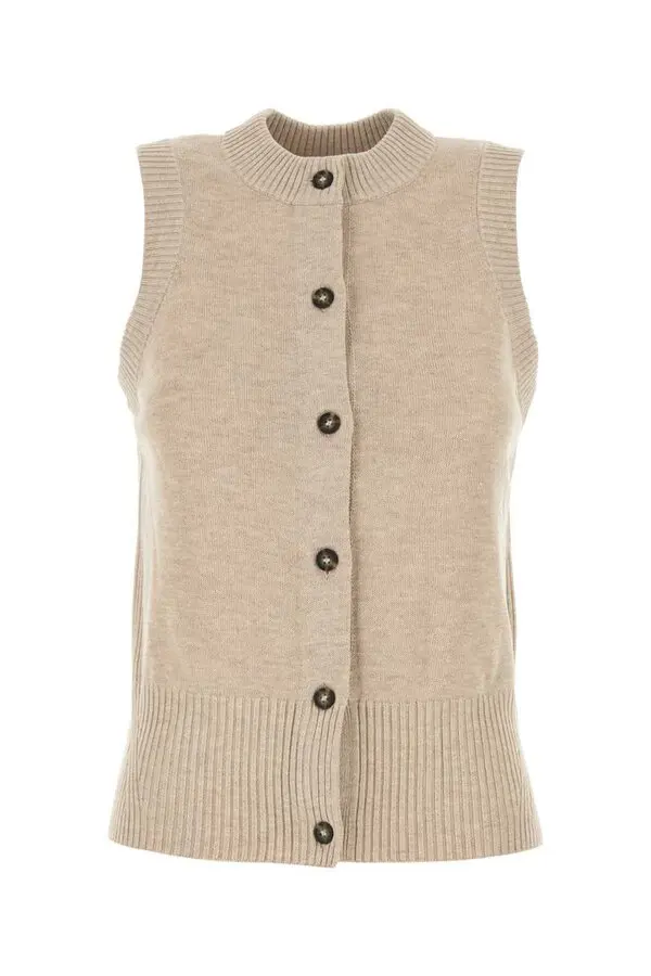 Camilla And Marc Macie Knitwear Vest - Beige O Tan