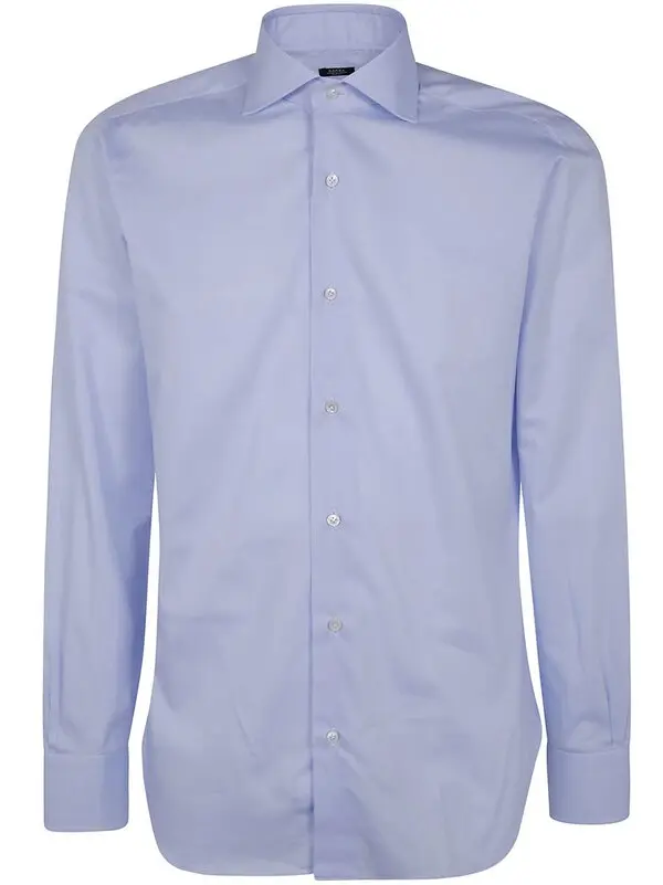 BARBA NAPOLI Classic Oxford Shirt - Blue