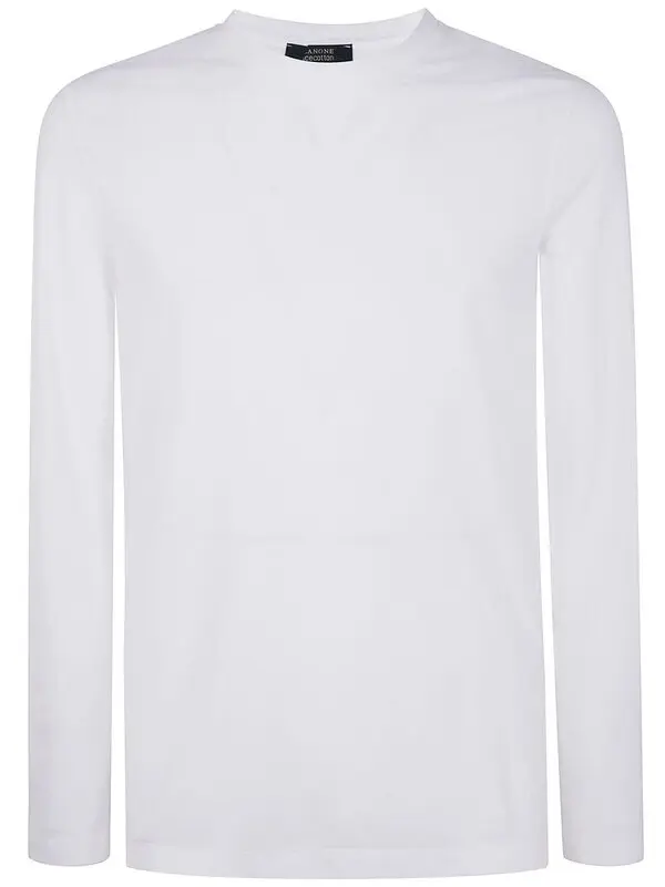 ZANONE Long Sleeves Classic T-shirt - White