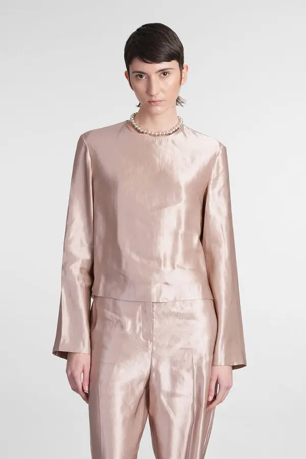 LOULOU STUDIO Nino Blouse - Pink