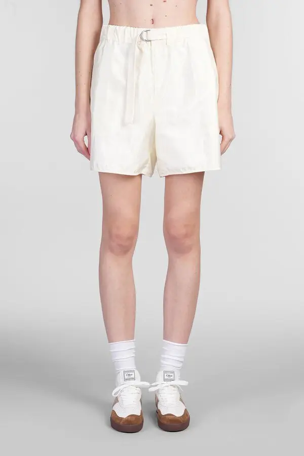 JIL SANDER Trousers 256 Short Shorts - Beige