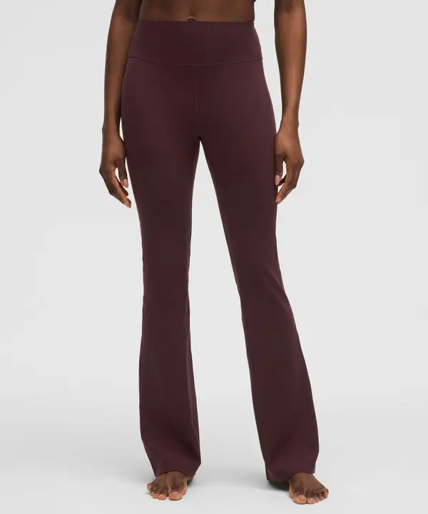 Lululemon Groove Nulu High-rise Flared Pant - Goodnight Plum