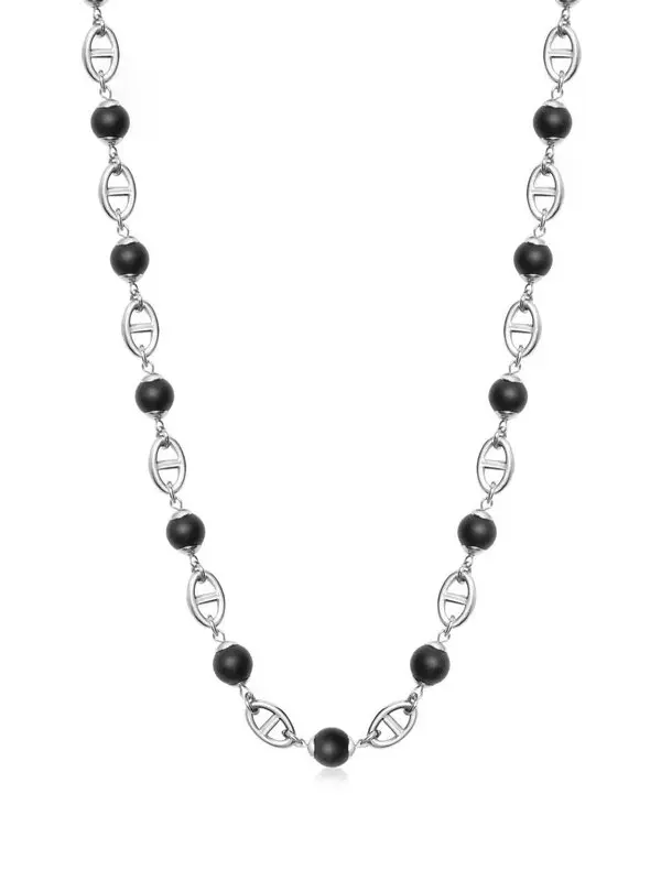NIALAYA JEWELRY Mariner Chain Necklace - Silver