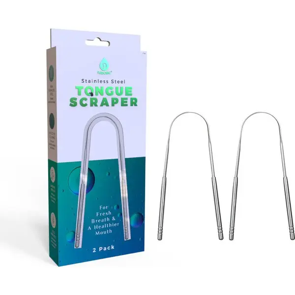 PURSONIC Stainless Steel Tongue Scraper