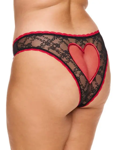 ADORE ME Cerys Cheeky Panties - Black
