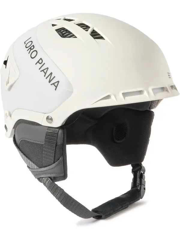 Loro Piana Logo-print Ski Helmet - Neutrals