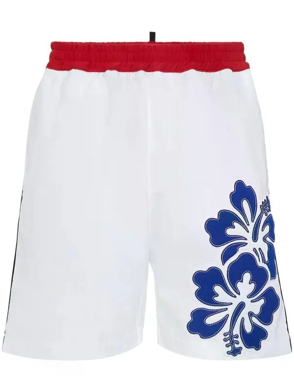 Dsquared2 Printed Cotton Shorts
