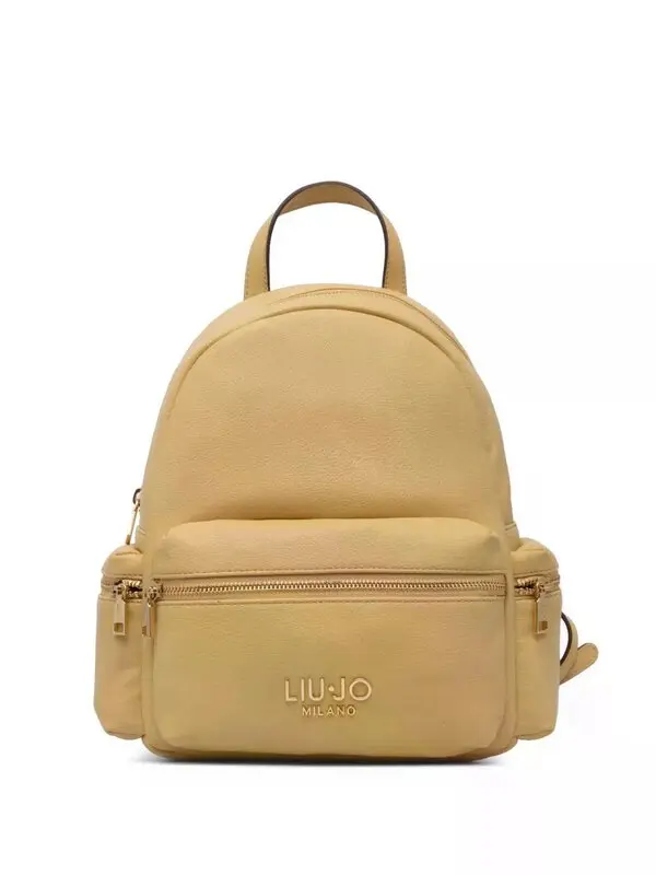 Liu Jo Logo-appliqué Backpack - Yellow
