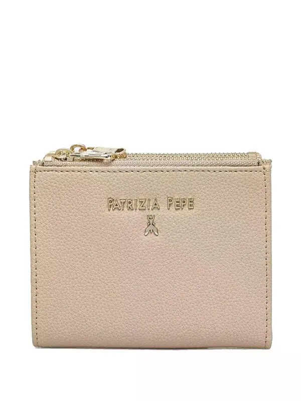 Patrizia Pepe Leather Wallet - Neutrals