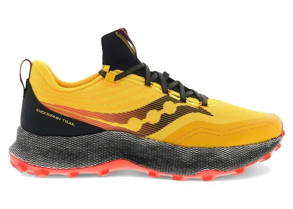 Saucony Endorphin Trail Sneakers - Vizigold/vizired/yellow