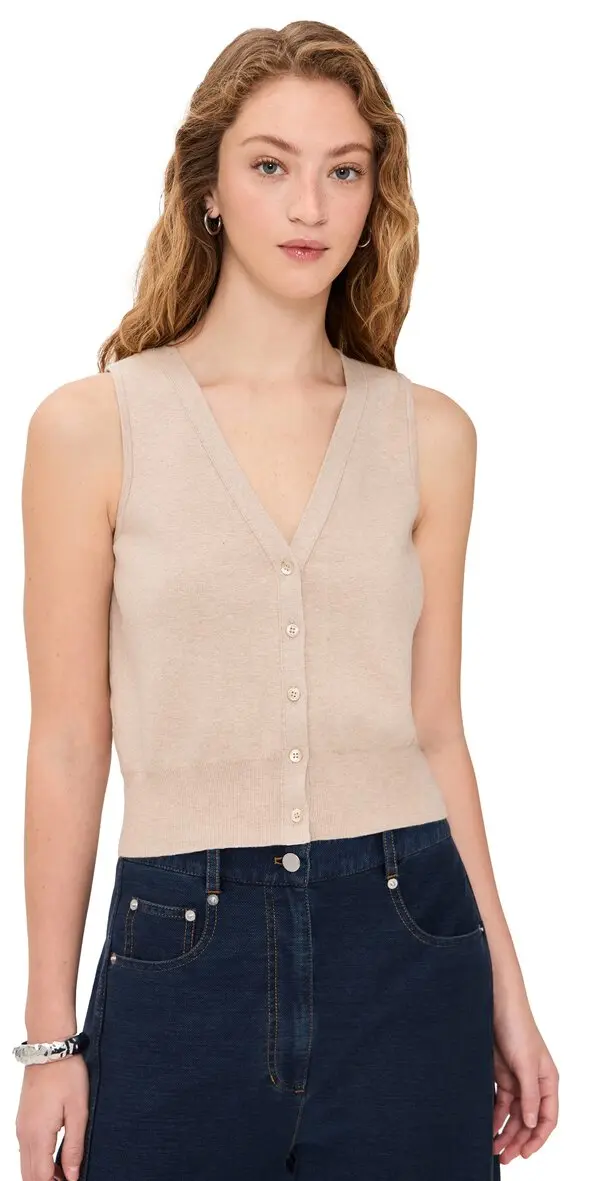 Staud Ficus Sleeveless Sweater Vest