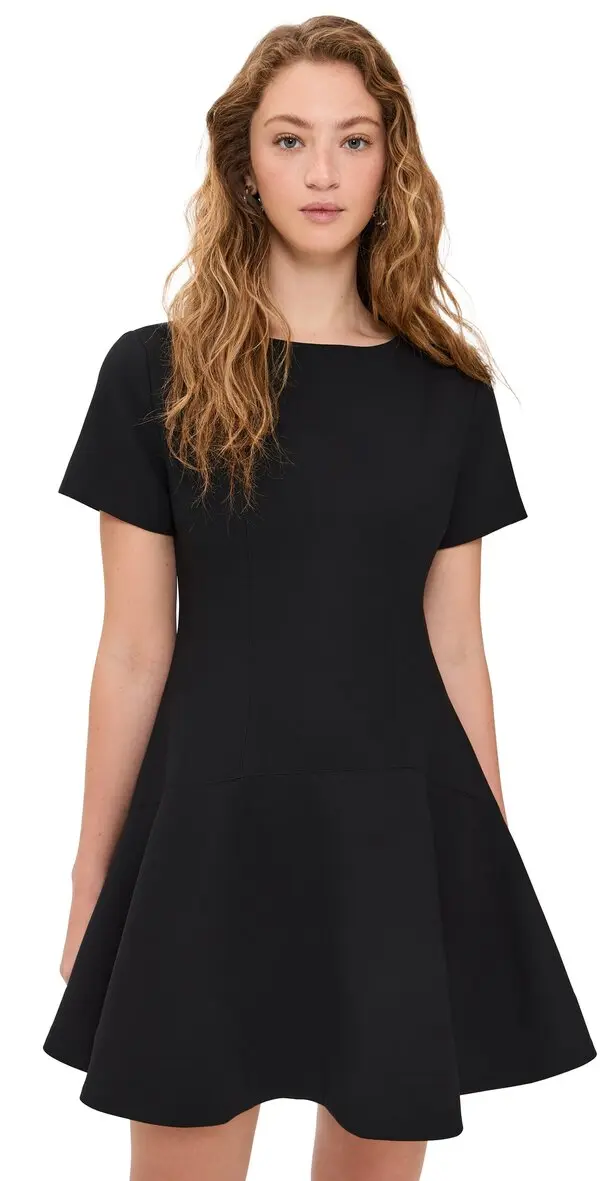 English Factory Flare Mini Dress