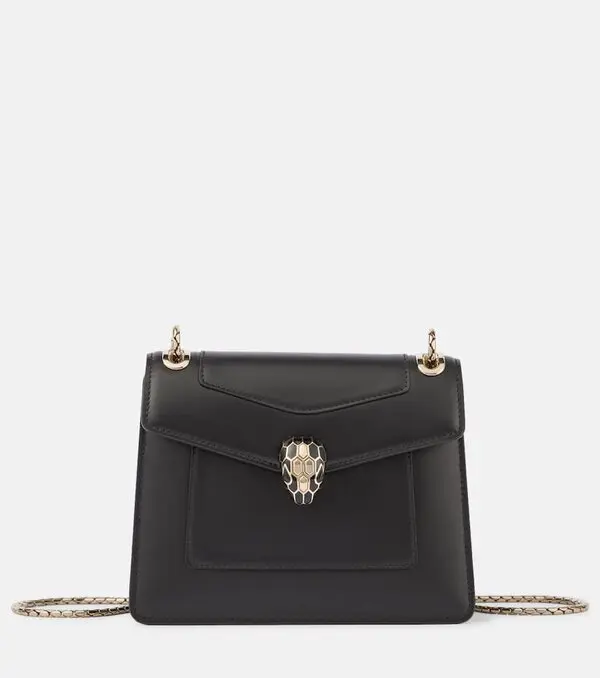 BVLGARI Serpenti Forever Day-to-night Small Shoulder Bag - Black