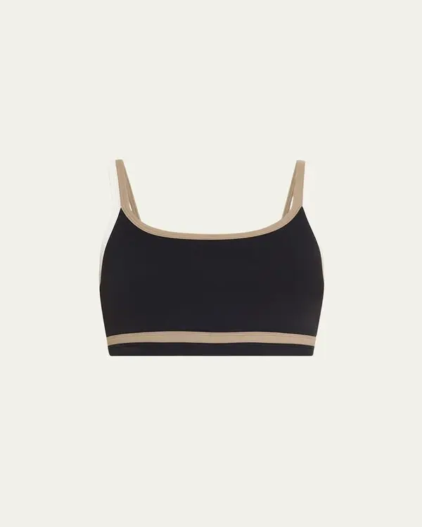 Splits59 Eva Rigor Double-strap Sports Bra - Black Latte