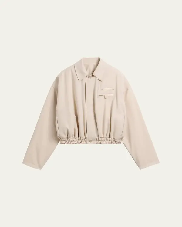 Jacquemus Melao Blouson Jacket - Light Beige