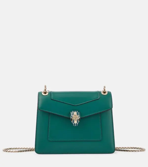 BVLGARI Serpenti Forever Small Shoulder Bag - Green
