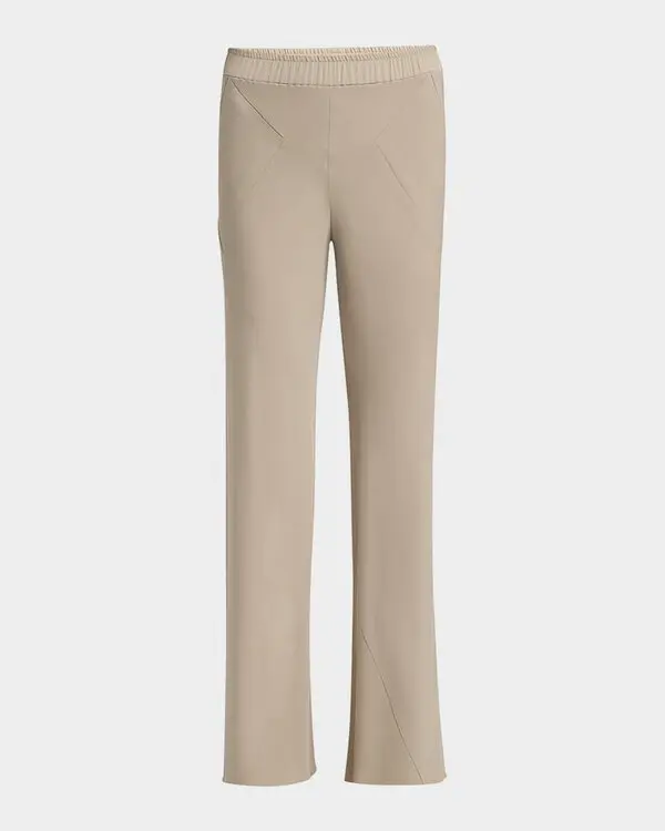 Giorgio Armani Triple Silk Georgette Trousers