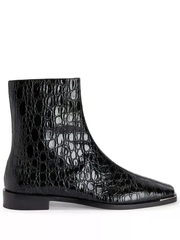 GIUSEPPE ZANOTTI Westport Embossed Boots