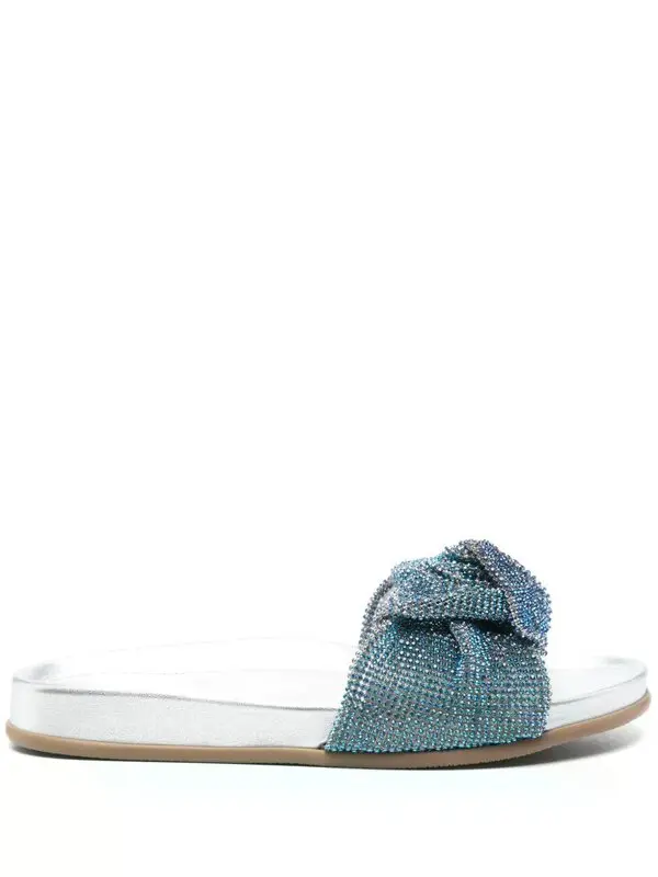 Rodo Rhinestone-embellished Slides