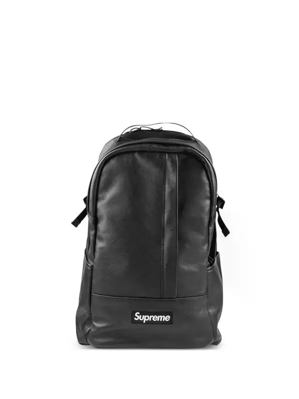 Supreme Leather Backpack - Black