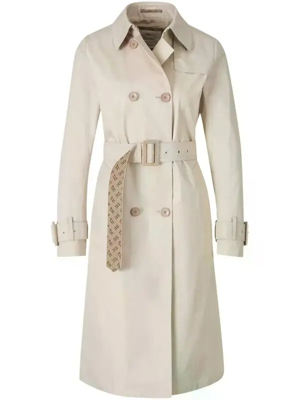 Herno Cotton Trench Coat - Neutrals