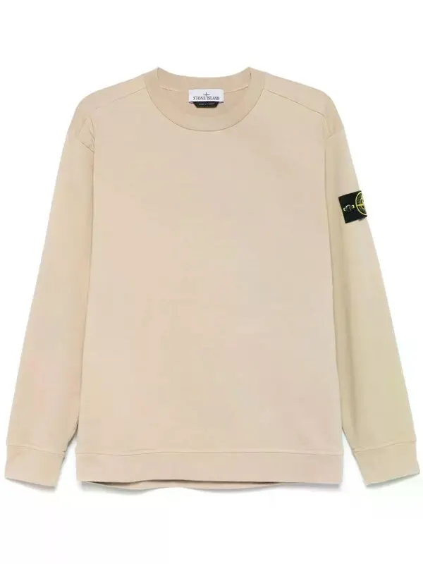 Stone Island Cotton Jersey Sweatshirt - Neutrals