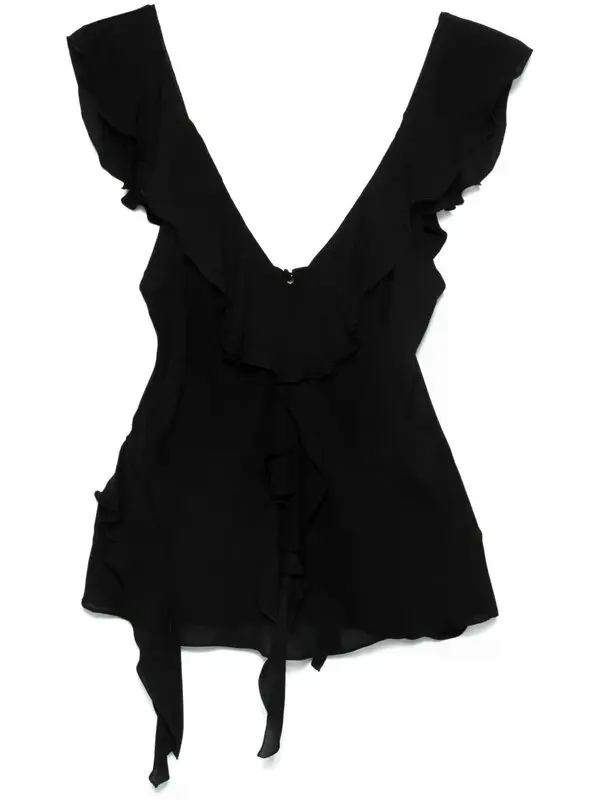 Dorothee Schumacher Ruffled V-neck Top