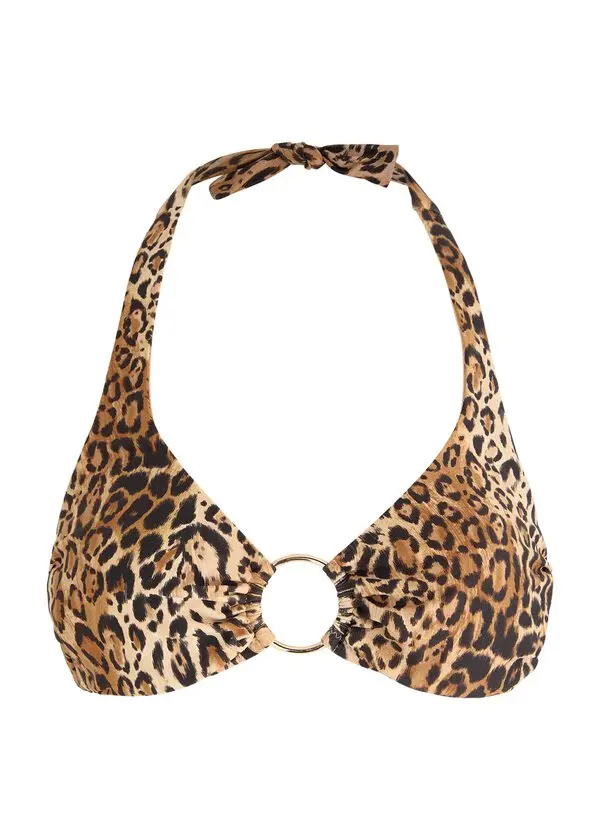 Melissa Odabash Brussels -print Bikini Top - Leopard