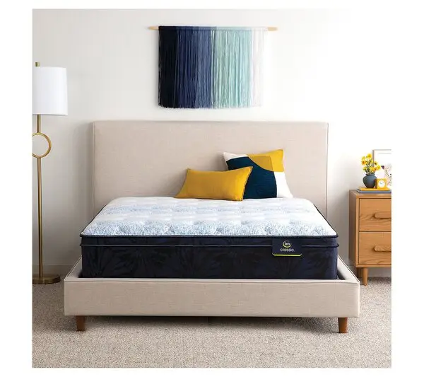 SERTA Classic Dorian 12.5' Plush Euro Top Mattr Ess -twin Xl