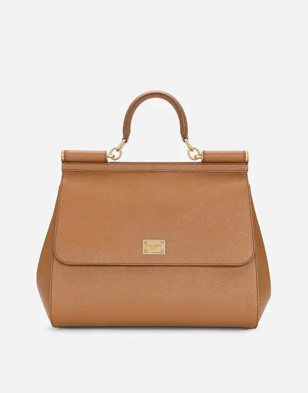 Dolce & Gabbana Maxi Sicily Handbag - Brown