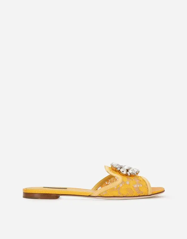 Dolce & Gabbana Ciabatta Flat - Yellow