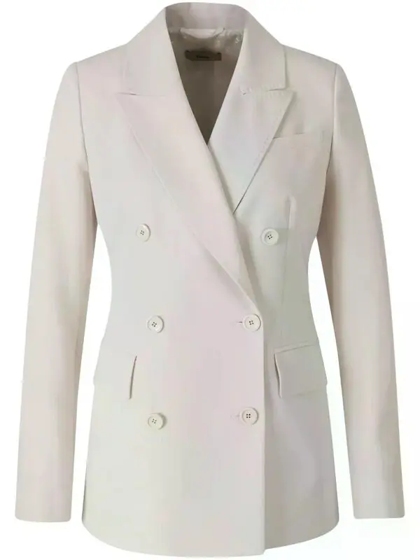 Herno Double-breasted Blazer - Neutrals