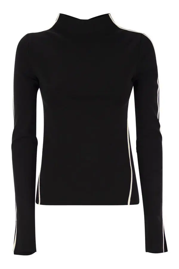 Sportmax Adda Fitted Long-sleeve Top