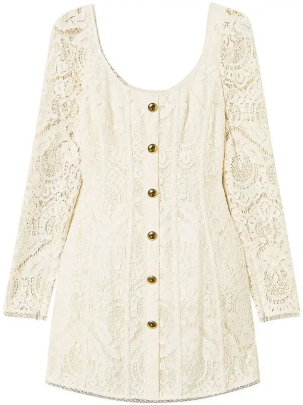TWINSET Lace Mini Dress - Multicolor