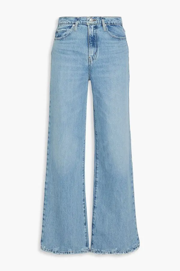 FRAME Le Jane High-rise Wide-leg Jeans