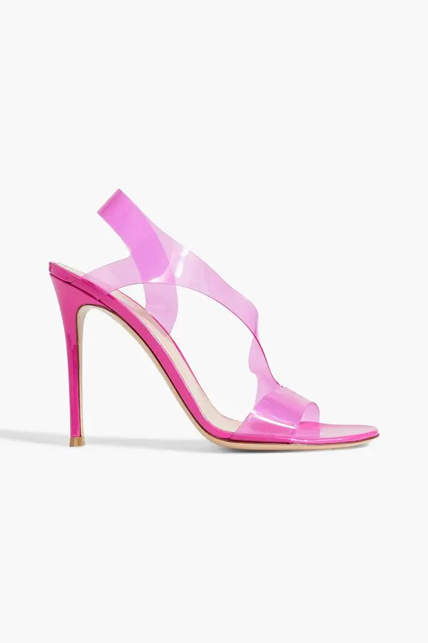 GIANVITO ROSSI Metropolis Slingback Sandals - Fuchsia