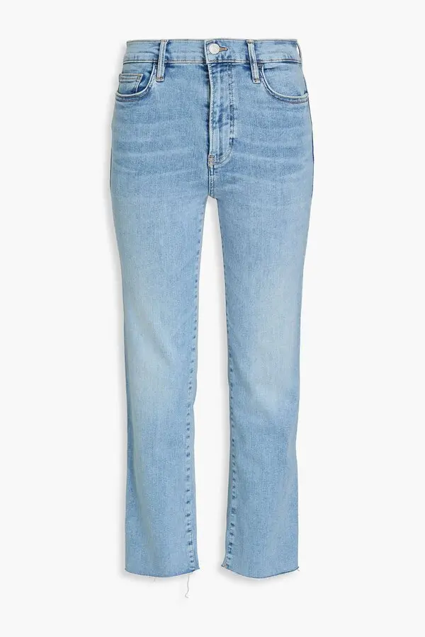 FRAME Le High Straight Cropped Jeans