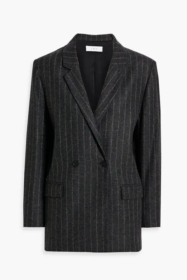 IRO PARIS Donesi Pinstriped Wool-blend Blazer