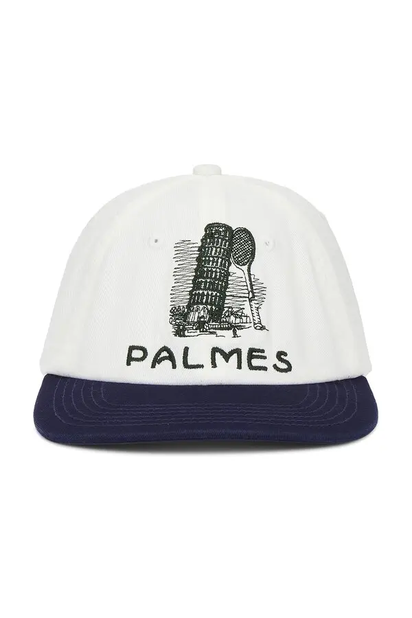 PALMES 6-panel Cap - White-navy