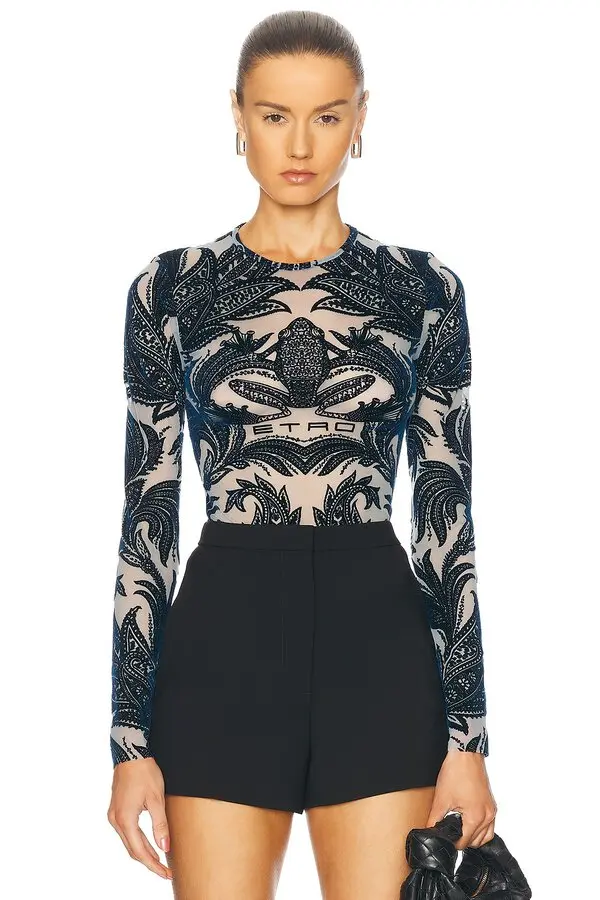 Etro Long Sleeve Top