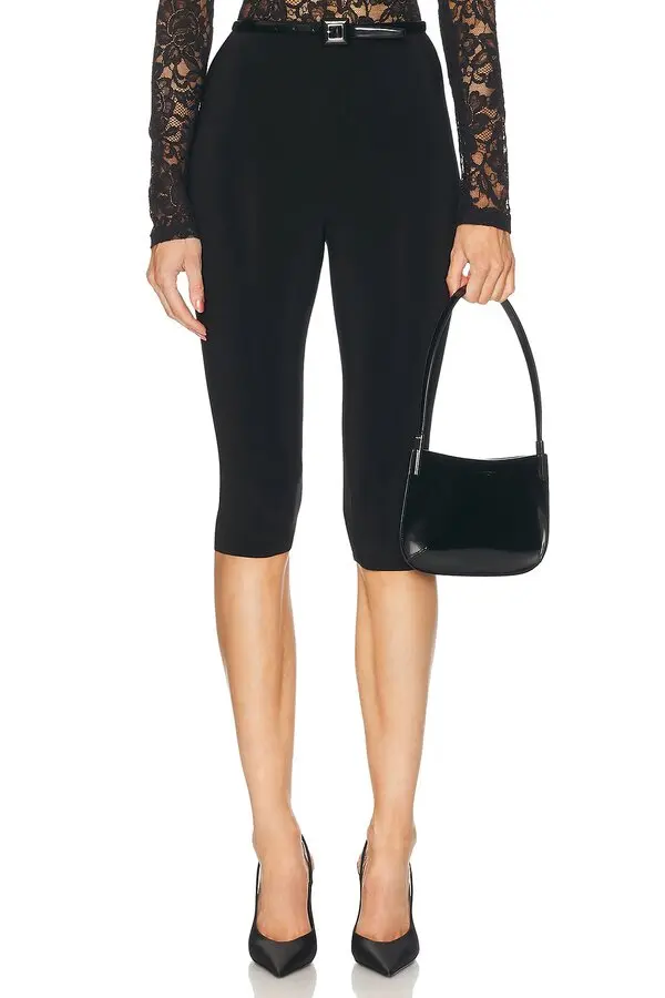 Norma Kamali Capri Legging - Black