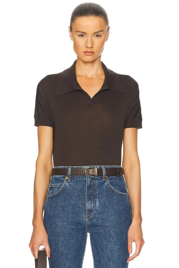 Khaite Morgane Top - Grapeseed